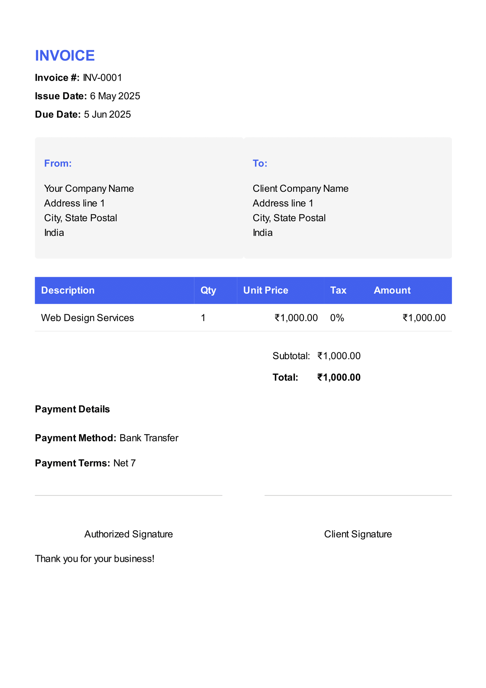 Invoicessy | Create Professional Invoices Online